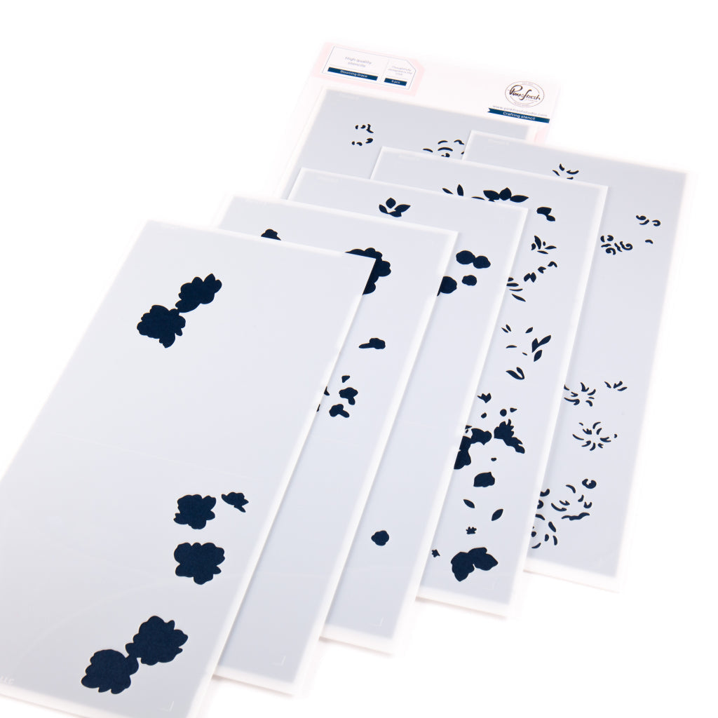 Blooming Grace stencil – Pinkfresh Studio LLC