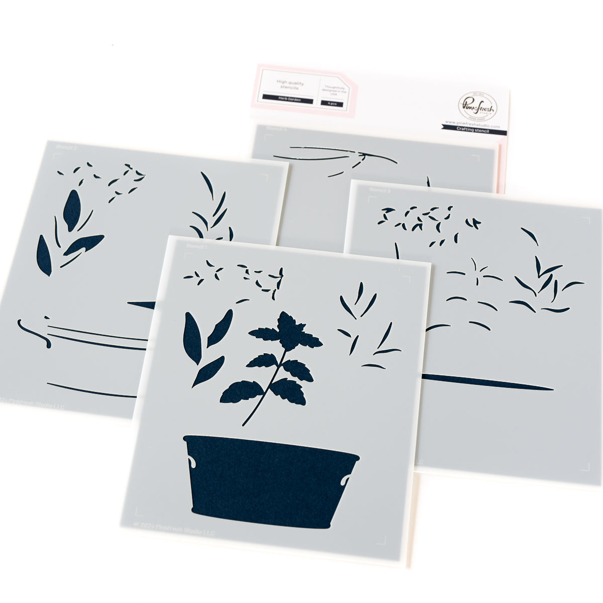 Herb Garden stencil – Pinkfresh Studio LLC