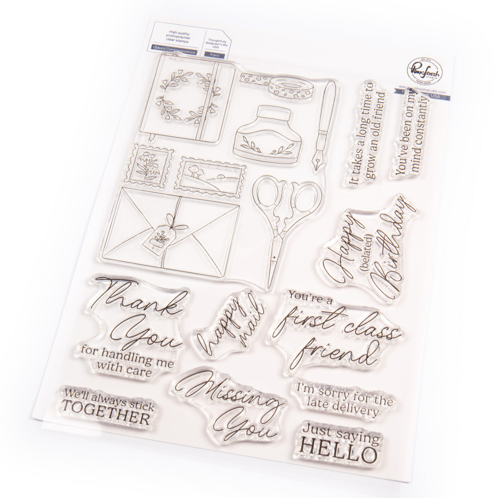 Classic Correspondence stamp – Pinkfresh Studio LLC
