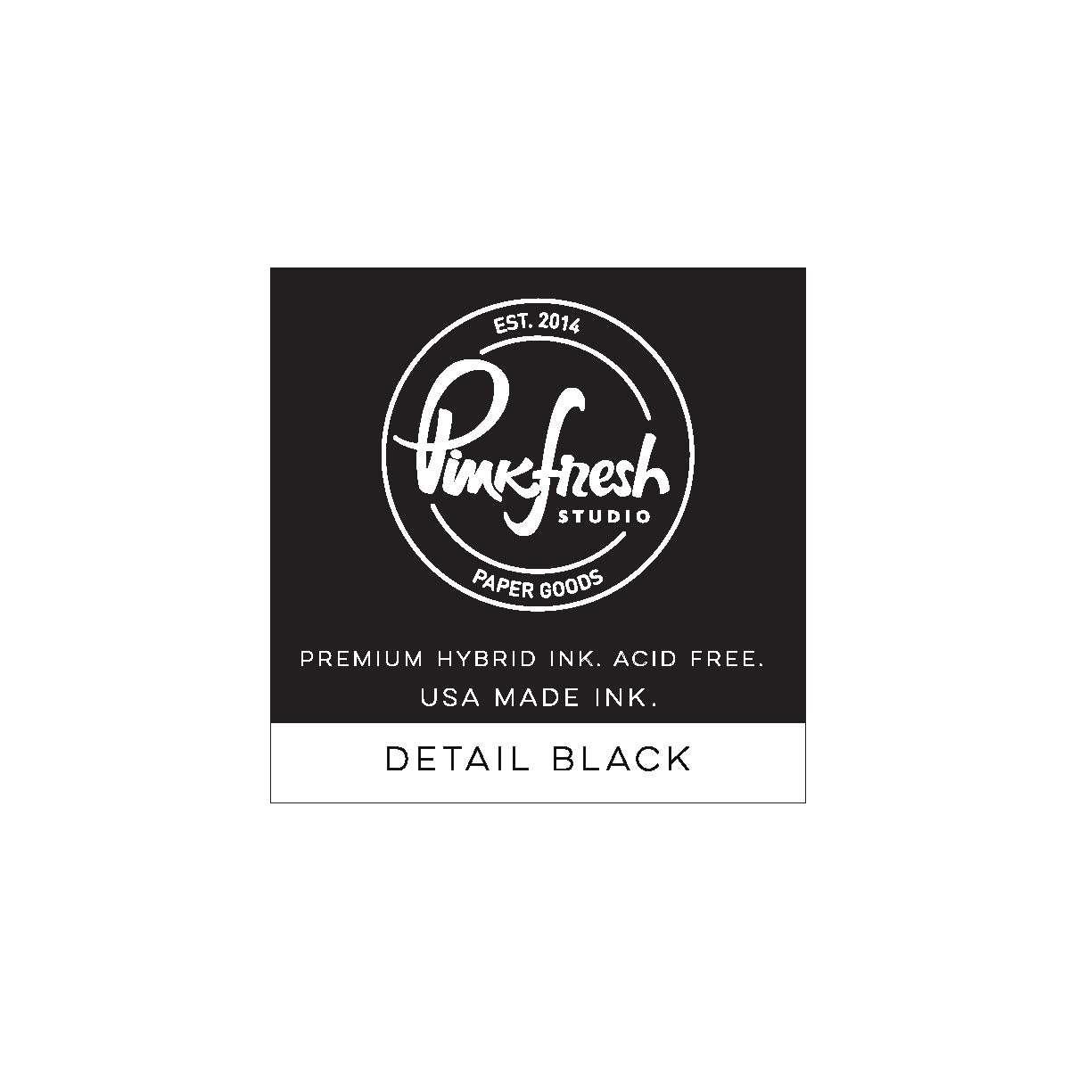 Premium Hybrid ink cube : Detail Black – Pinkfresh Studio LLC